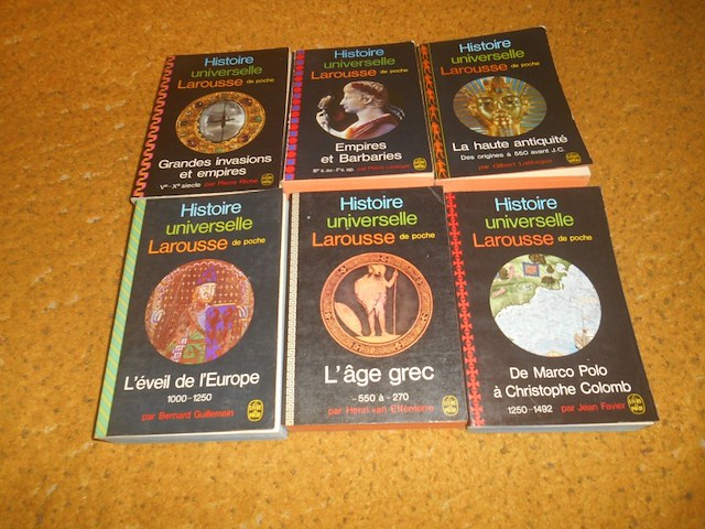 Histoire universelle Larousse de poche 1-6