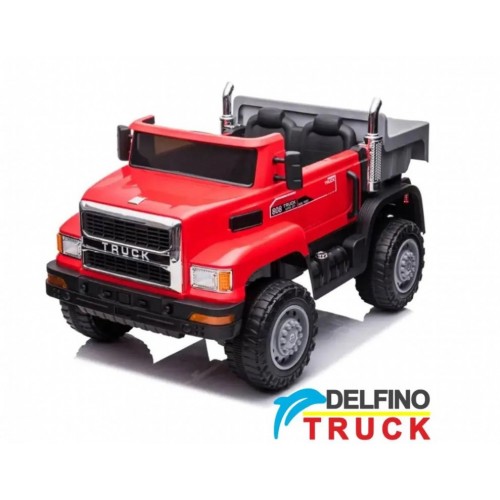 Kamion kiper na akumulator za decu Delfino Truck 6199 4x4 Crveni DEL-6199-R