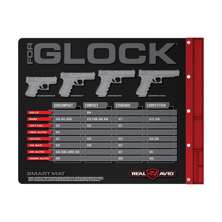 SMART MAT® FOR GLOCK PISTOLS – podloga za čišćenje