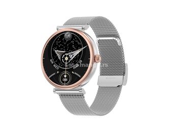 Smart watch sa silikonskom narukvicom DT109/ srebrna