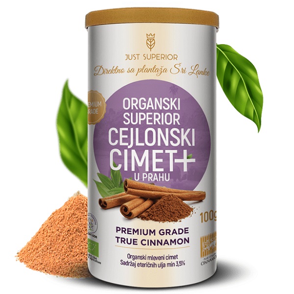 Organski Cejlonski Cimet Premium 100g Just Superior