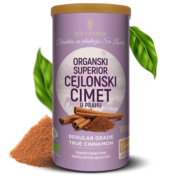 Organski Cejlonski Cimet Regular 100g Just Superior