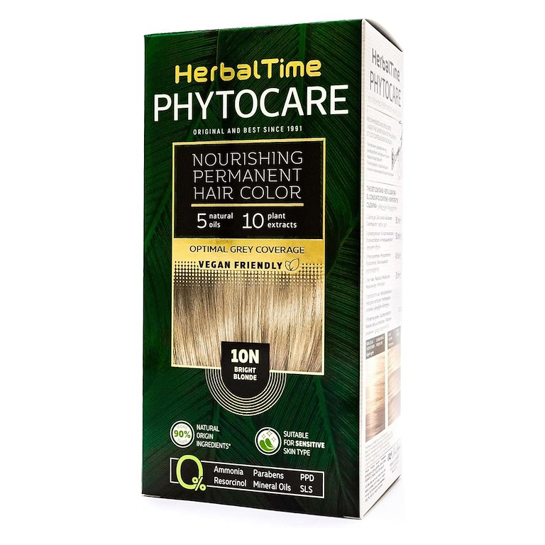 HERBAL TIME boja za kosu 10N Bright Blonde