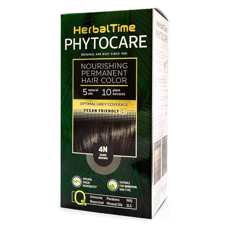 HERBAL TIME boja za kosu 4N Dark Brown