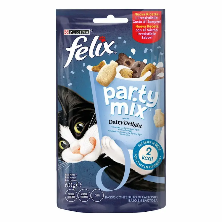 Felix Cat Party Mix Mlečni desert 60g