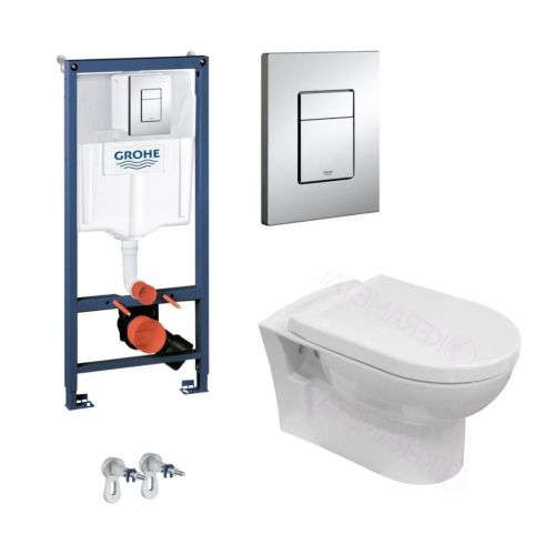 SET GROHE UGRADNI VODOKOTLIC I WC SOLJA ALVIT SAFRAN SA CEDO TROPEA WC DASKOM