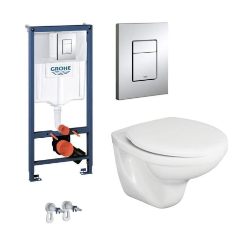 SET GROHE UGRADNI VODOKOTLIC I FAYANS NEO WC SOLJA I CEDO RIO BEACH WC DASKA