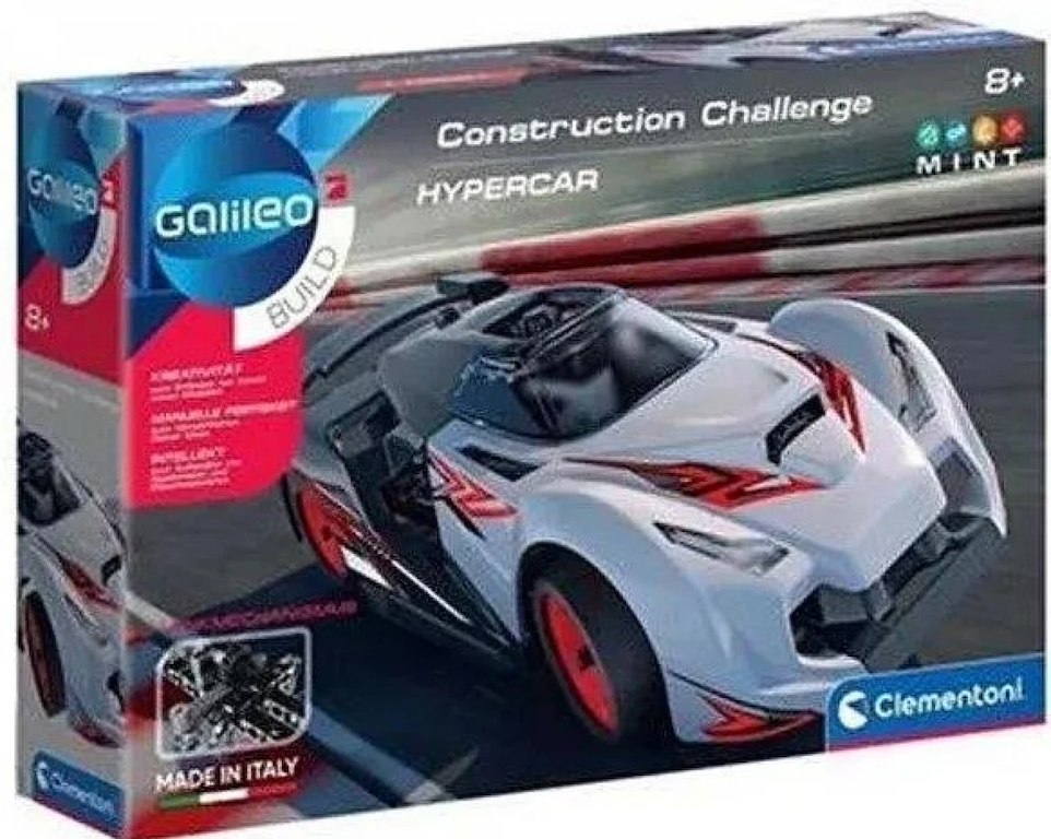 CLEMENTONI CONSTRUCTION CHALLENGE HYPERCAR KREATIVNI SET