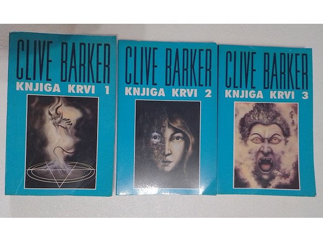 KNJIGA KRVI 1-2-3 - CLIVE BARKER