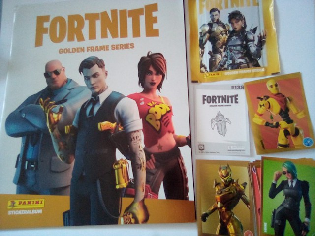 FORTNITE GOLDEN FRAME SERIES Sličice na komad