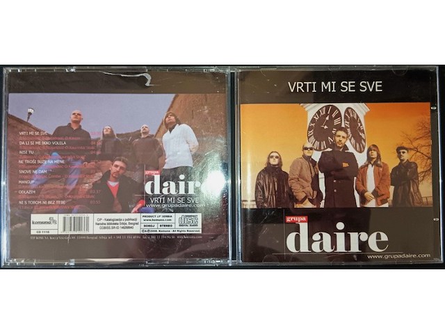 Daire-Vrti mi se Sve CD (2008)
