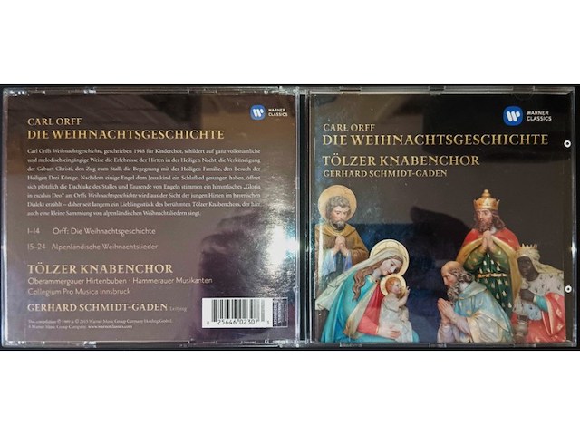 Carl Orff-Die Weihnachtsgeschichte CD (1989)