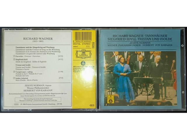 Wagner-Tannhauser Tristan-Karajan CD (1988)