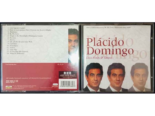 Placido Domingo-Love Songs and Tangos CD (1993)