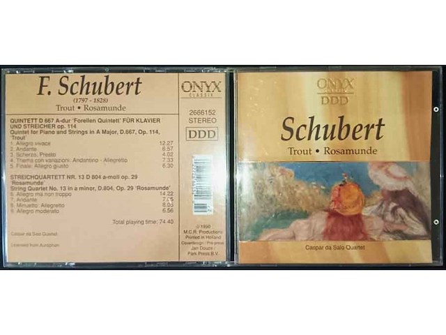 Schubert-Trout,Rosamunde Made in Holland CD (1990)