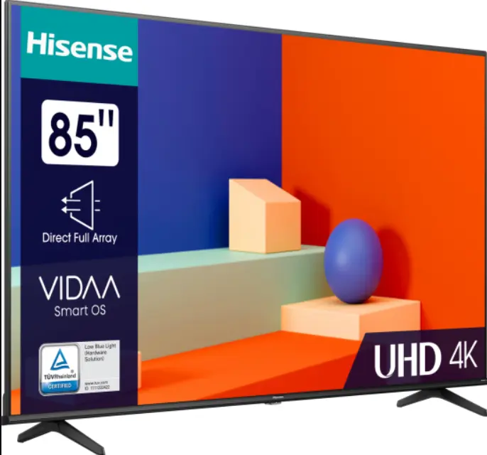 HISENSE 85A6K Smart TV, 85 inča, LED, 4K UHD, Crni