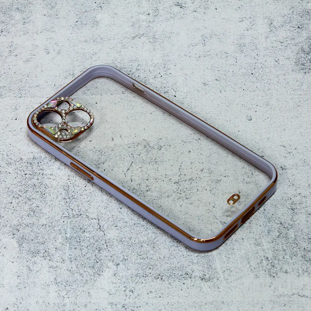 Maska za telefon Cirkon Camera za iPhone 13 6.1 ljubičasta