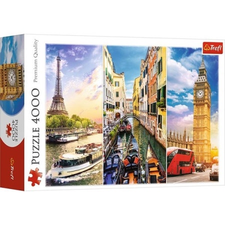 Tref line Puzzle 45009 Journey through Europe 4000 pcs ( T50095 )