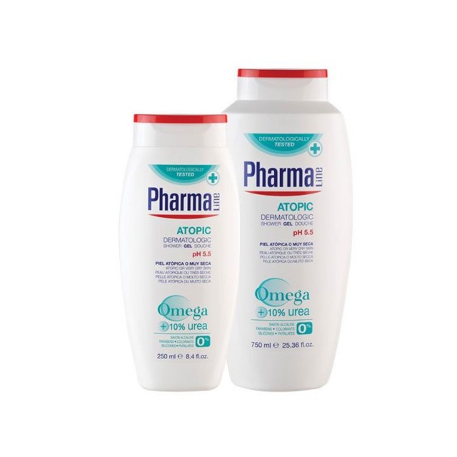 PHARMALINE ATOPIC pH 5.5 gel za tuširanje sa 10% urea, 250ml