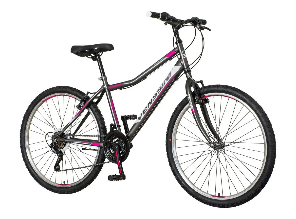 Venssini Modena Ženski bicikl, 26"/14", Sivo-roze