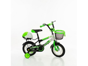 No Fear Bicikl 12" za decu model 721-12 sa pomoćnim točkovima - Zelena