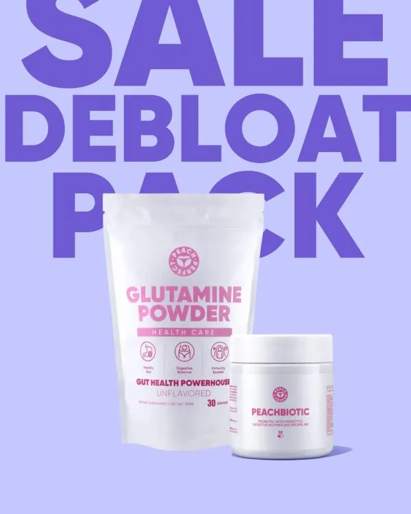 DEBLOAT: Glutamin + Peachbiotic