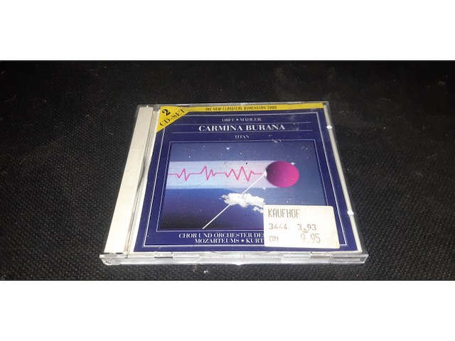 CARMINA BURANA + TITAN / Orff + Mahler ( 2 CD)