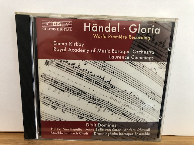 Händel - Emma Kirkby, Royal Academy of Music Baroque O