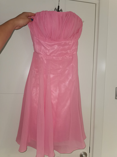 Elegantna roze top haljina