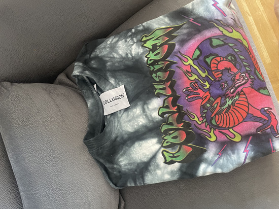 COLLUSION oversized tie dye Majica