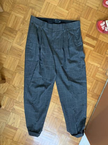 Karirane elegantne pantalone W36/L34