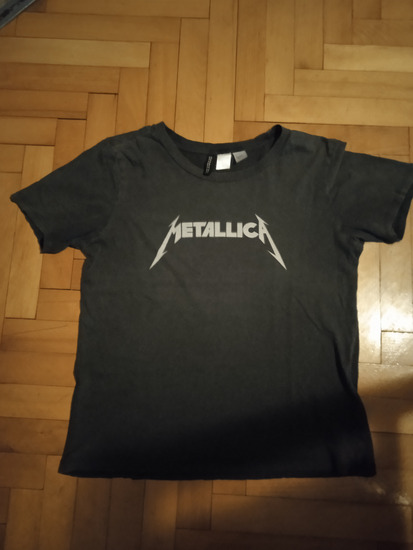 metallica graphic print bend majica