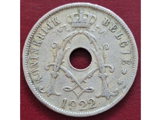 25 Centimes 1922 Belgija