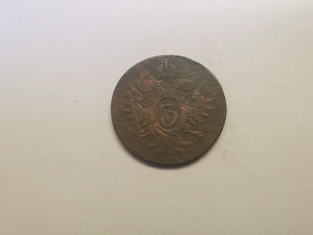 Austrija 3 kreuzera 1800 A