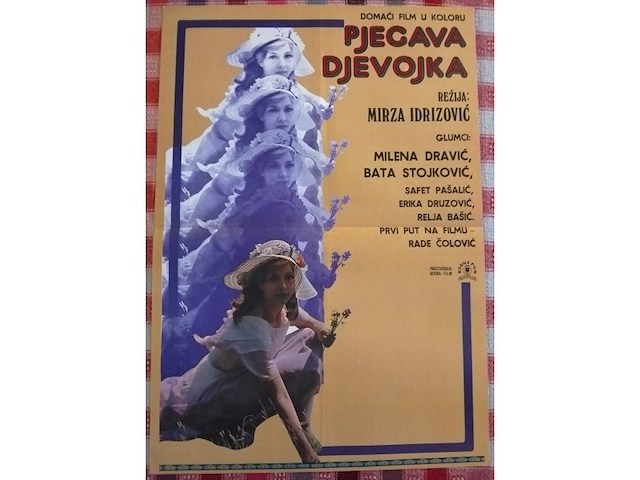 plakat PJEGAVA DJEVOJKA