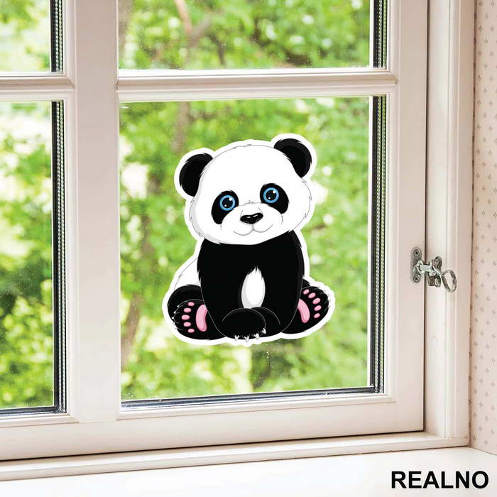 PANDA ILLUSTRATION - ŽIVOTINJE - NALEPNICA