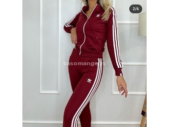 Adidas ženska trenerka bordo