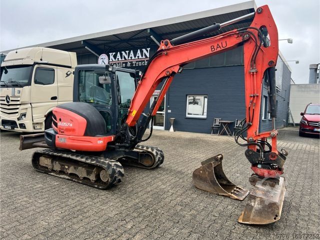 Mini bageri
KUBOTA Kubota KX057-4 ROTOTILT Hydraulik Grabensch.