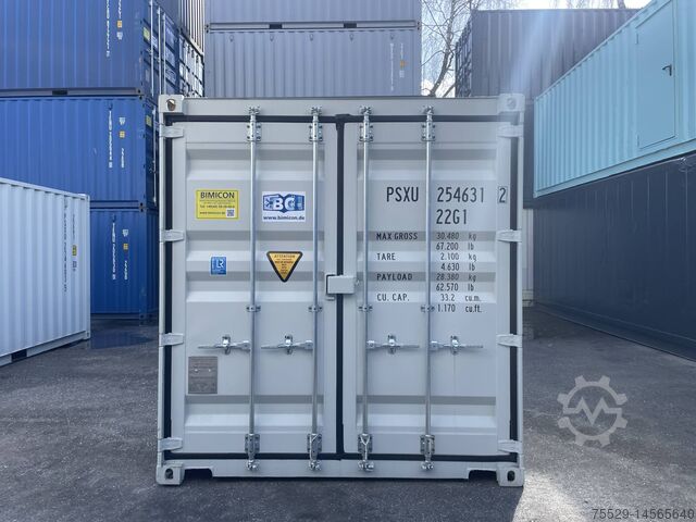 Morski kontejneri
20 Fuß DV Seecontainer one way / RAL7035