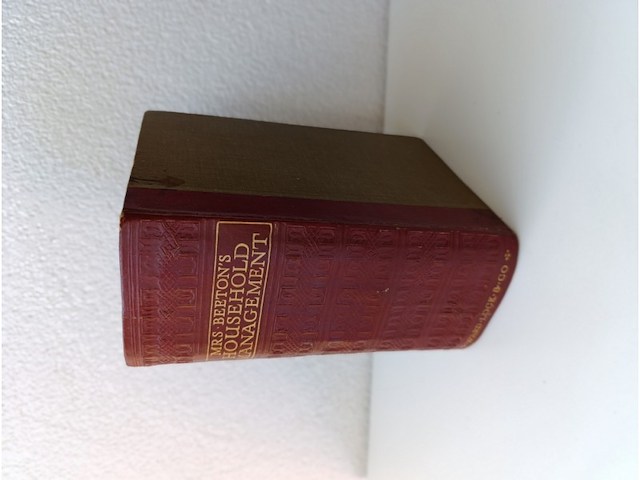 Mrs Beeton`s Book of Household Management 1920 - RARE