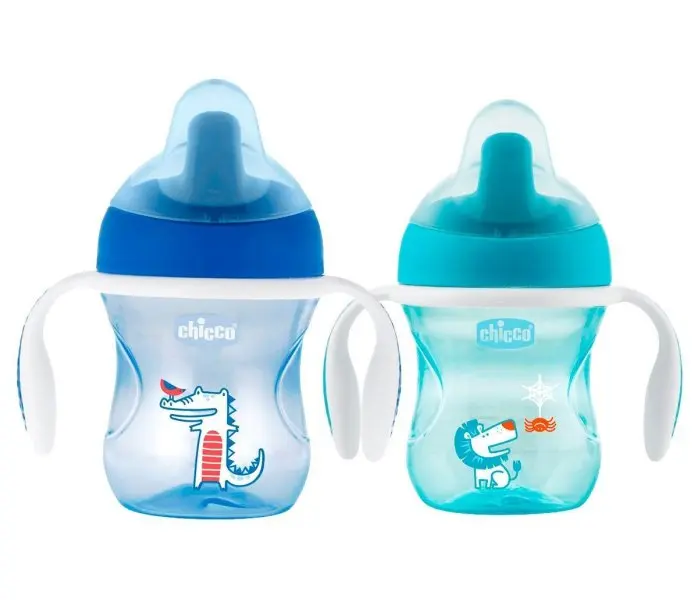 Chicco Čaša za bebe, 150ml, 6m+, Plava