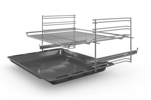 Ugradna rerna BOSCH HBF114ES0/Serija2/mehanička/66L/3D vruć vazduh/teleskopske vođice/inox