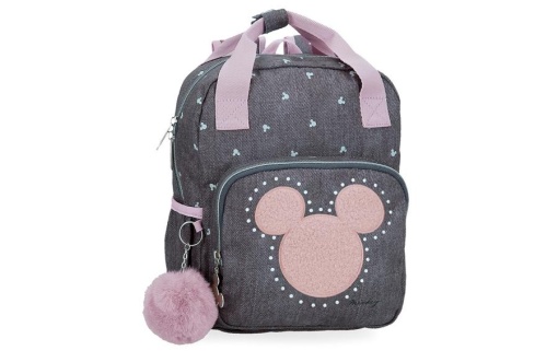 MICKEY Ranac 28 cm - Tamno siva