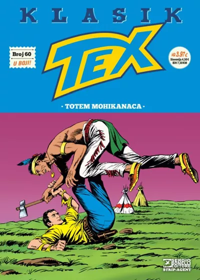 Strip agent Tex klasik 60 - Totem Mohikanaca