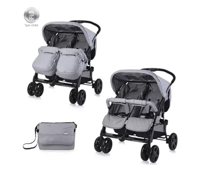 Lorelli Bertoni
LORELLI KOLICA ZA BLIZANCE TWIN COOL GREY (2023) + TORBA (10020072386)