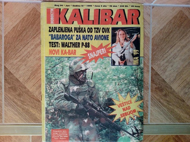 Kalibar - broj 34 - jun 1999.