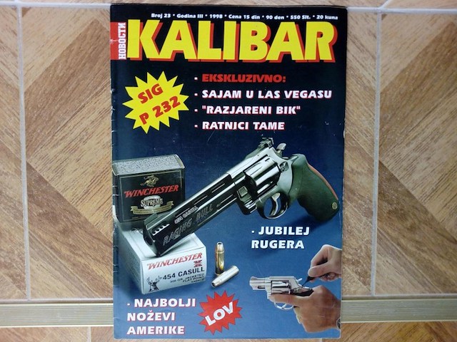 Kalibar - broj 23 - 1998.
