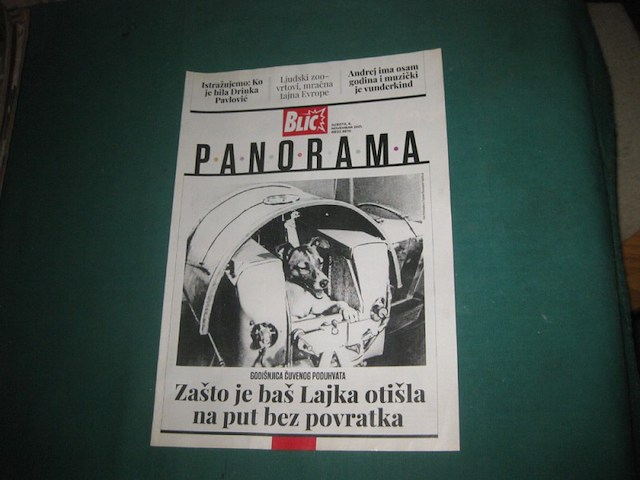 Blic Panorama br.8870 (2021.) Lajka u svemiru