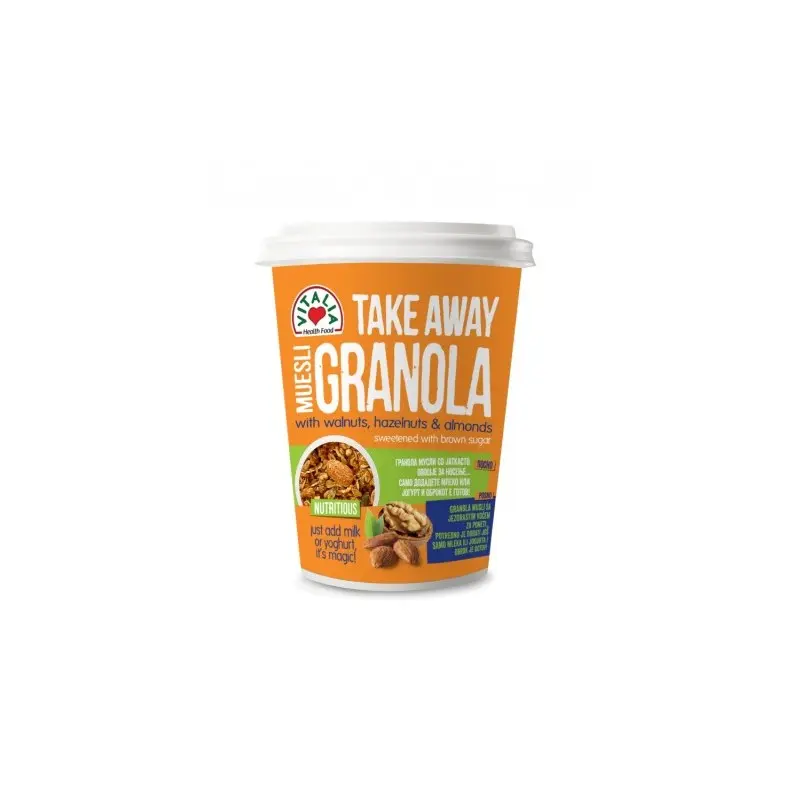 Vitalia Granola musli Take Away, Jezgrasto voće, 90g