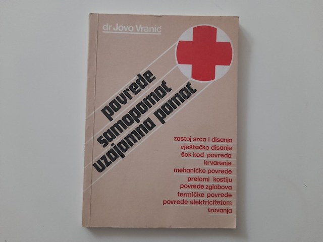 Povrede, samopomoć i uzajamna pomoć - dr Jovo Vranić